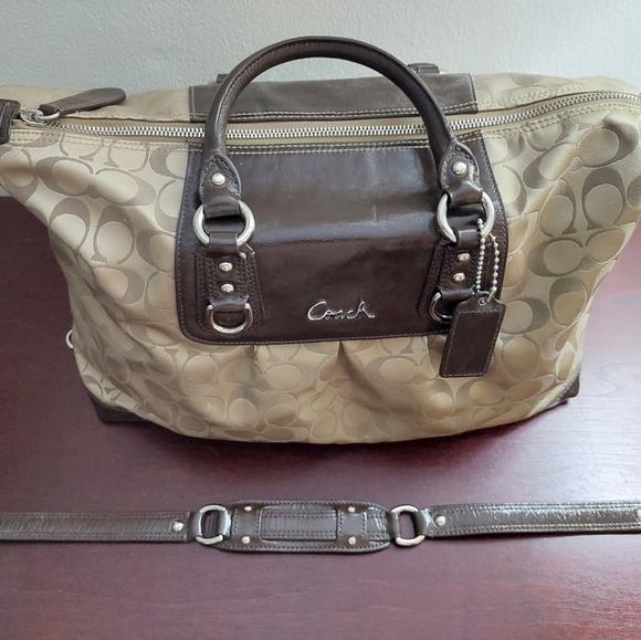 Coach | Bags | Coach Purse Browncream | Poshmark